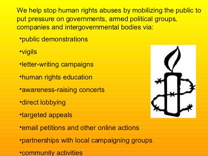 Amnesty International is a global movement of people fighting injustice ...